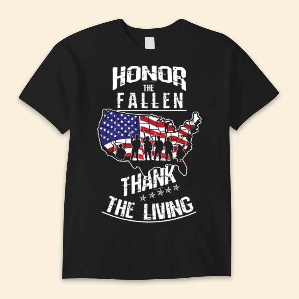 Memorial Day Shirts, Memorial Day Honor The Fallen Thank The Living ...