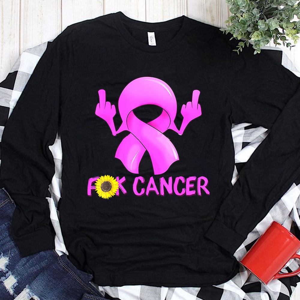 Fxck Cancer, Funny Breast Cancer Shirts – Hope Fight