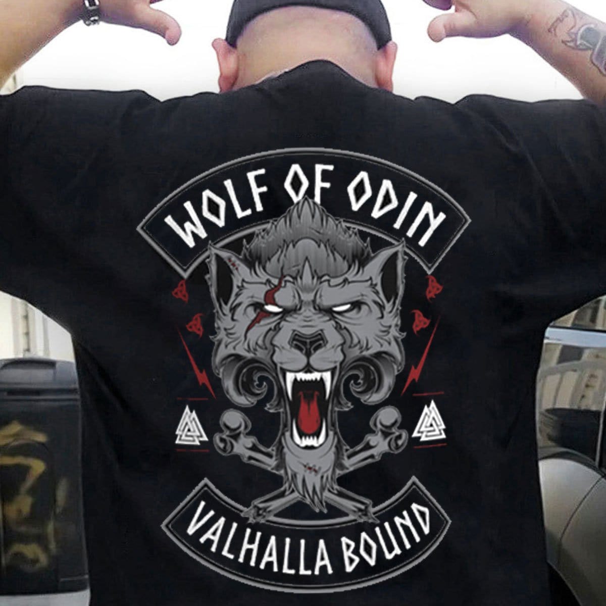 Odin Shirts, Wolf Of Odin Valhalla Bound Odin Shirts, Valhalla T Shirt ...